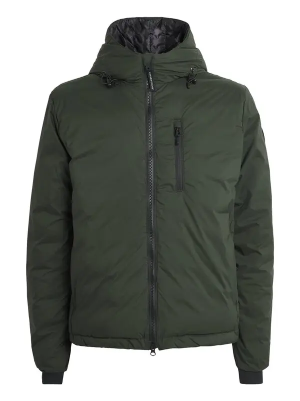 Canada Goose Lodge Hooded Down Jacket - Green