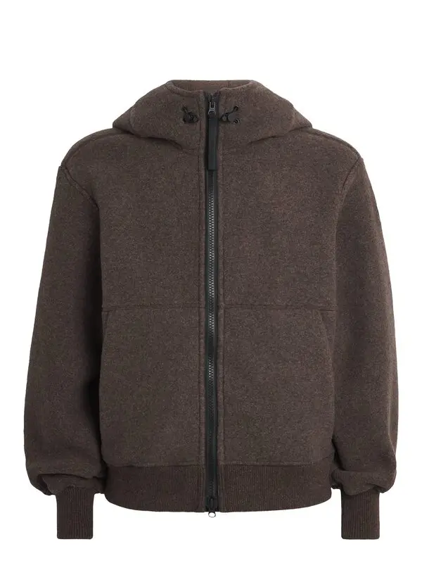 Canada Goose Wool-blend Fleece Chilliwack Bomber Jacket - Brown