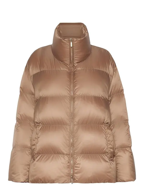 Max Mara High-neck Puffer Jacket - Beige
