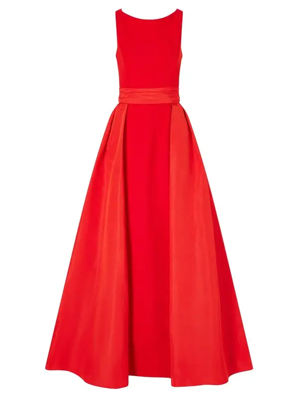Carolina Herrera Silk-faille Gown - Red
