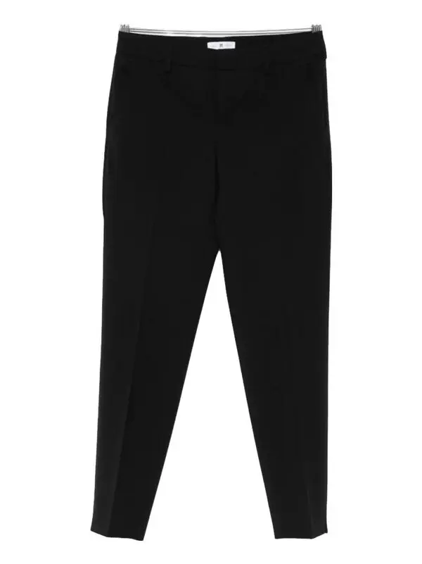 PT TORINO Casual Trousers With Belt Loops - Black