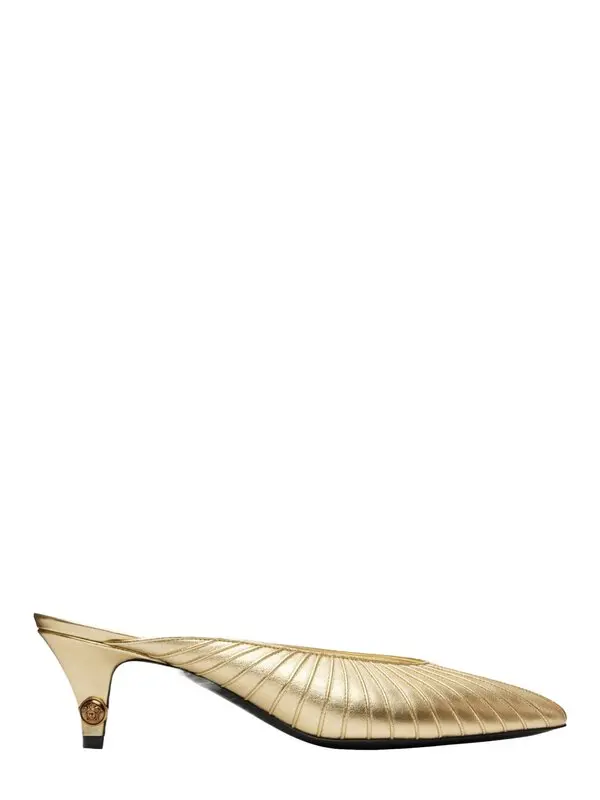 Versace Metallic-nappa Mules 55mm - No