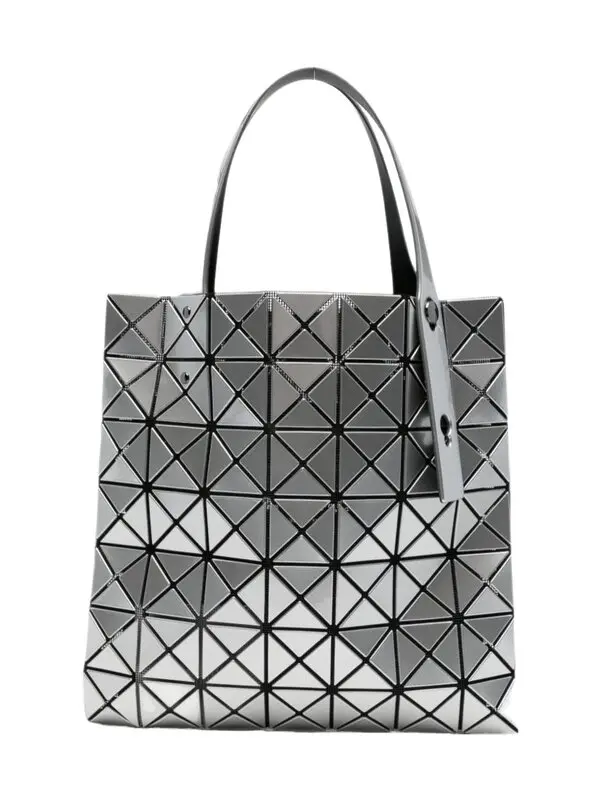 Issey Miyake Prism Basics Geometric Tote Bag - Silver