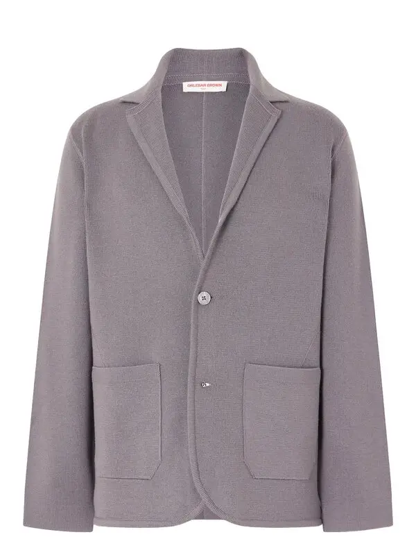 Orlebar Brown Rainer Ii Merino Wool Blazer - Gray