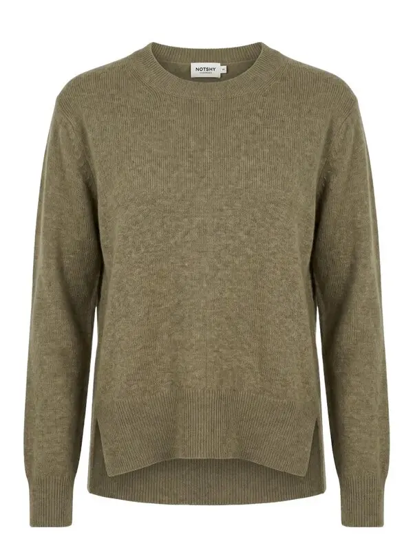NOTSHY Crew Neck Long Sleeve Sweater - No