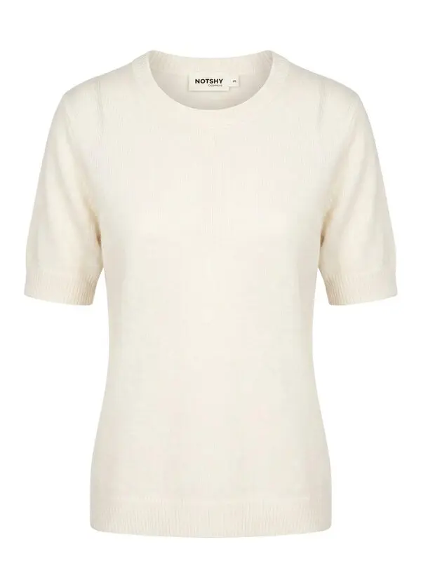 NOTSHY Short Sleeve Cashmere Sweater - No