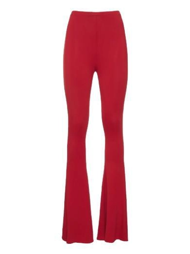 Magda Butrym Elasticwaist Flare Pants - Red