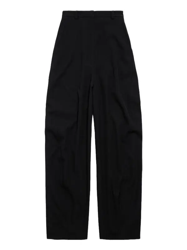 Balenciaga High Waist Barrel Pants - Black