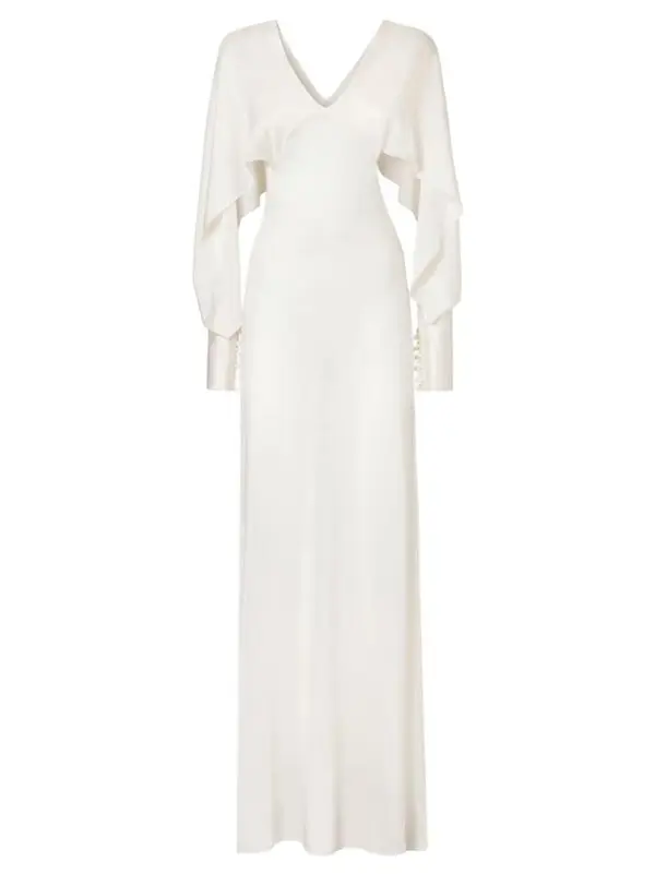 Fendi Silk Yarn Dress - Ivory