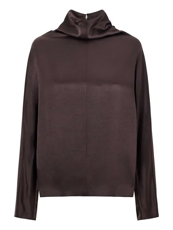 Citizens Of Humanity Ilaria Satin Blouse - Brown