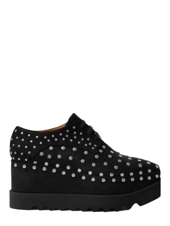 Stella McCartney Elyse Studded Derby Shoes - Black