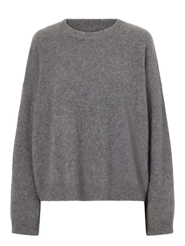 Loulou De Saison Tristan Yak And Wool-blend Sweater - Gray