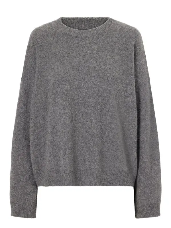 Loulou De Saison Tristan Yak And Wool-blend Sweater - Gray