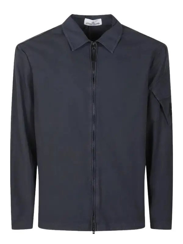 Stone Island Long-sleeved Shirt - Blue