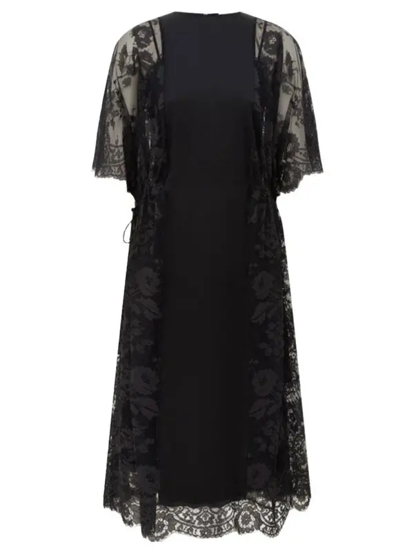 Zimmermann Valiant Lace Tunic Dress - Black