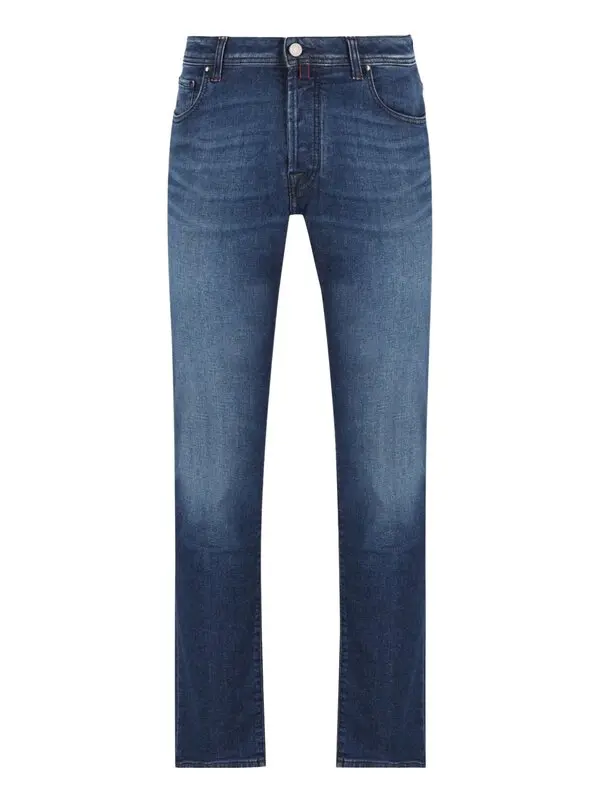 Jacob Cohen Logo-patch Pocket Jeans - Blue