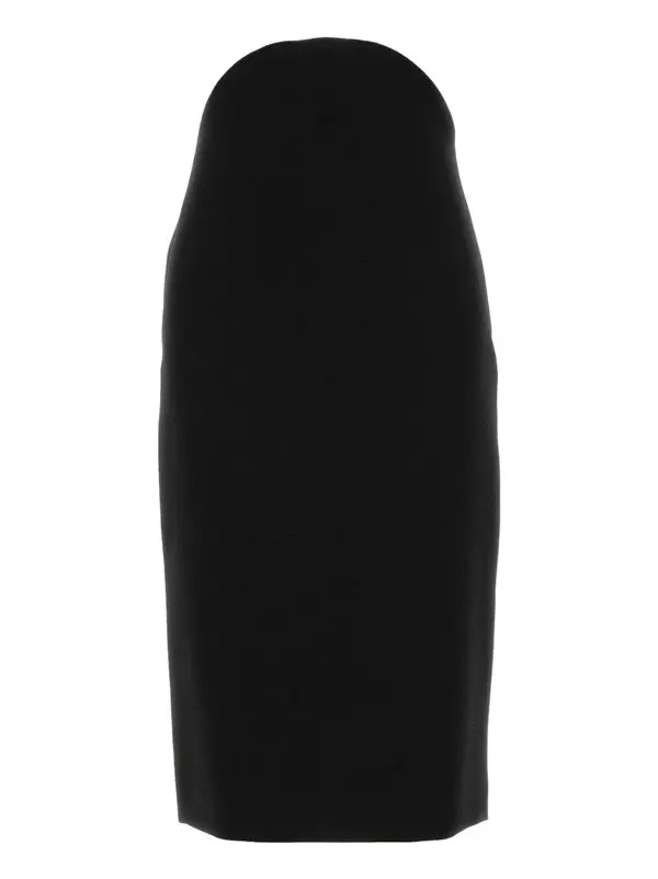 JIL SANDER Wool Skirt - Black