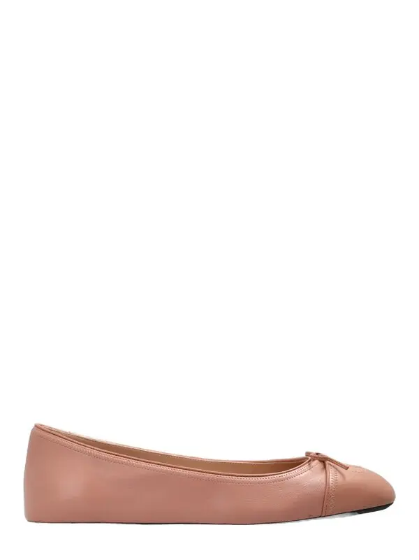 Valentino Garavani Ballerinas Vlogo Signature In Nappa 05mm - Pink