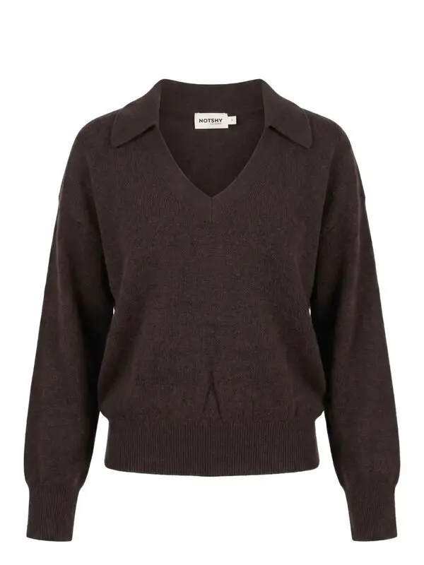 NOTSHY Long-sleeved Sweater - Cacao
