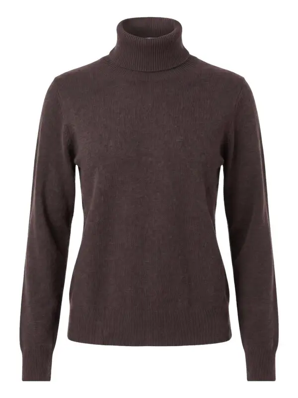 NOTSHY Long-sleeved Ribbed Turtleneck Sweater - Black