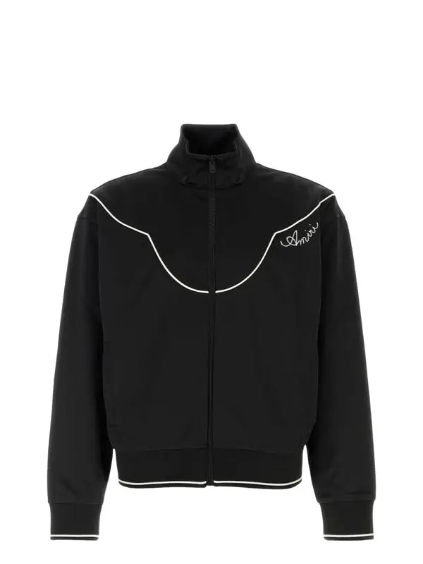 Amiri Long-sleeve Zip-up Jacket - Black