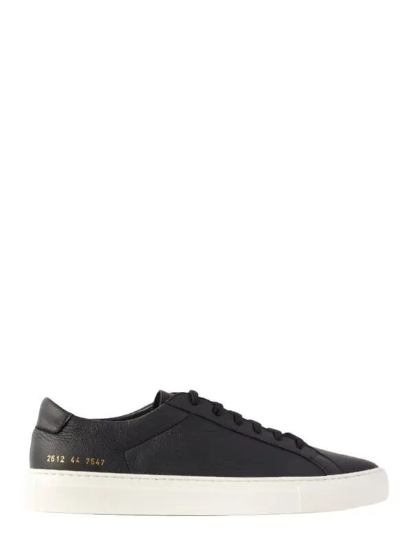 COMMON PROJECTS Achilles Full-grain Leather Sneakers - Black