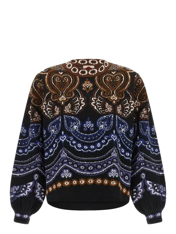 Farm Rio Long-sleeve Knit Top - Multi-color