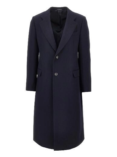 Emporio Armani Long-sleeved Tailored Coat - No