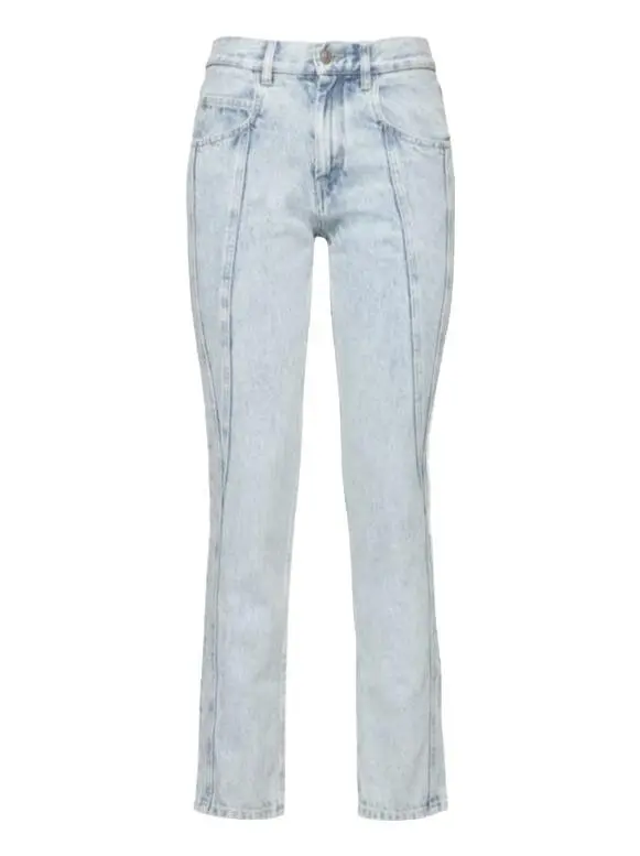 Isabel Marant Étoile Mid-rise Straight Leg Jeans - No