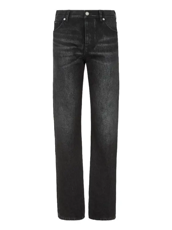 Fendi Long Jeans - Black