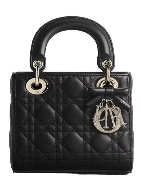 Dior Sac Lady Mini À Chaîne - Black