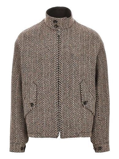Emporio Armani Stand Collar Zip-up Jacket - No