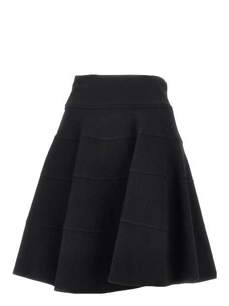 Emporio Armani Pleated Skirt - Black