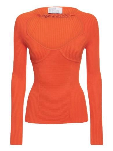 Giuseppe Di Morabito Squareneck Knit Sweater - Red