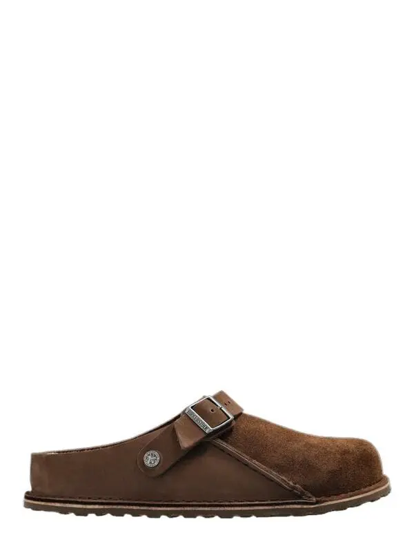 BIRKENSTOCK Round-toe Slippers - Brown