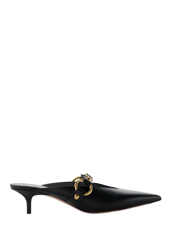 Balenciaga City Mules - Black