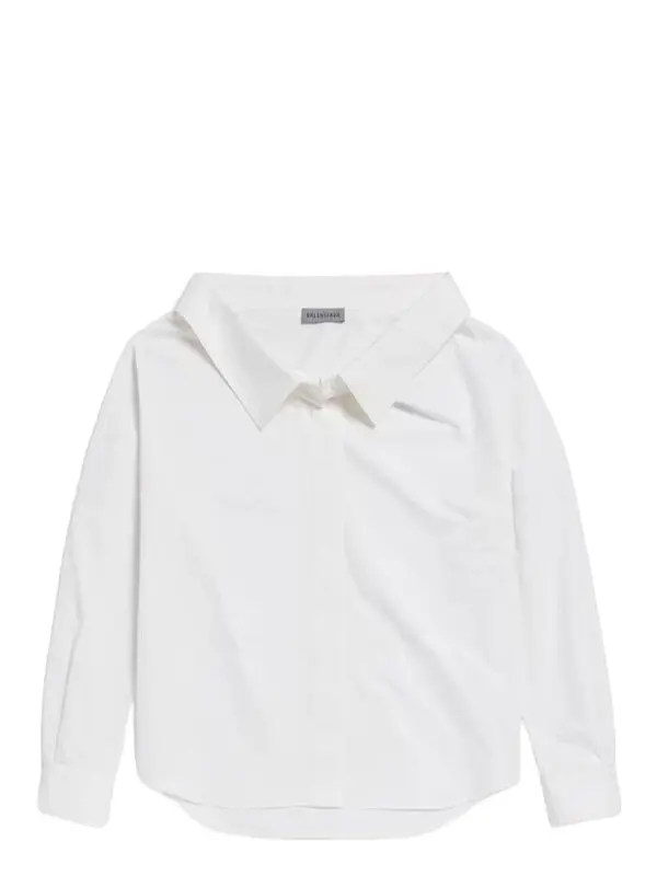 Balenciaga Oversized Stola Shirt - White