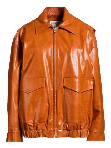 MAISON MARGIELA Thickened Striped Jacket - Orange