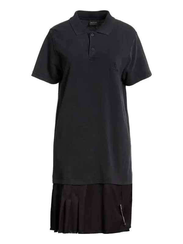 Balenciaga Solid-color Polo Dress - No