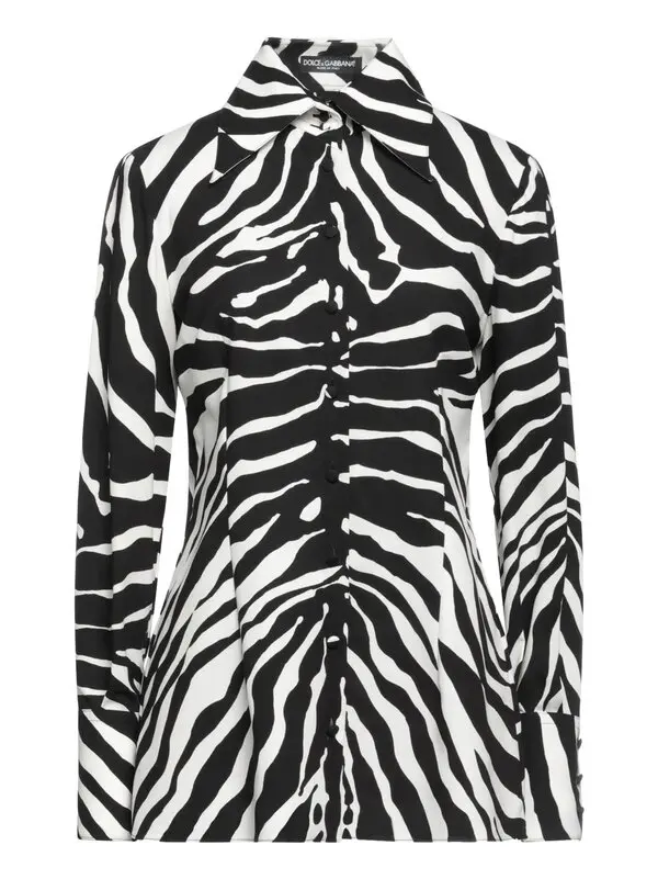 Dolce & Gabbana Zebraprint Shirt - Black