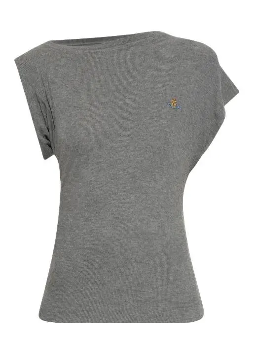 VIVIENNE WESTWOOD Asymmetrical T-shirt - Gray