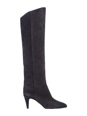 Isabel Marant Étoile Minimalist Pointedtoe Tall Boots - Black