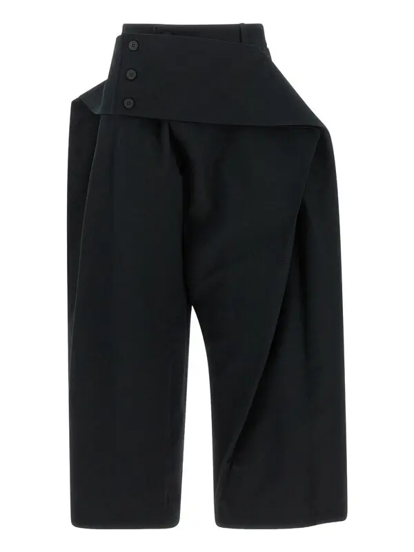 Issey Miyake Grainy Pants - Black