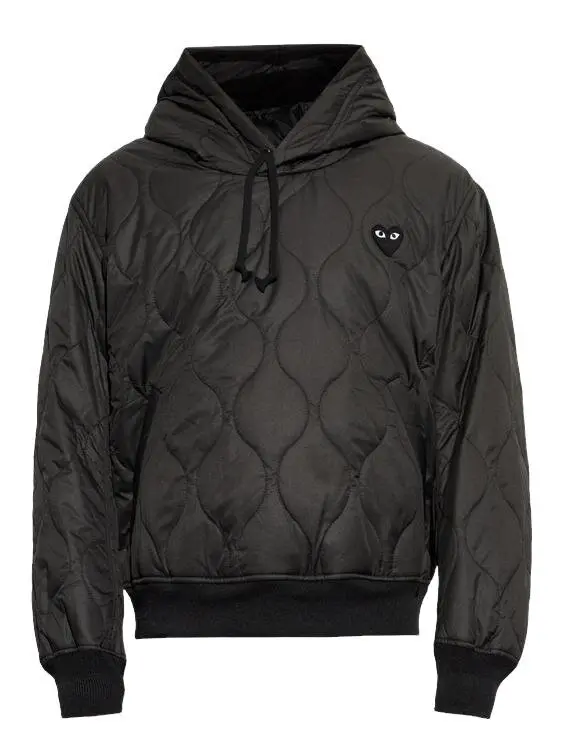 Play Comme Des Garcon Long-sleeve Casual Jacket - Black