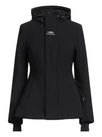 Balenciaga Minimalist Hooded Jacket - Black