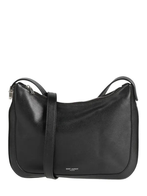 Saint Laurent Cowhide Shoulder Bag - Black