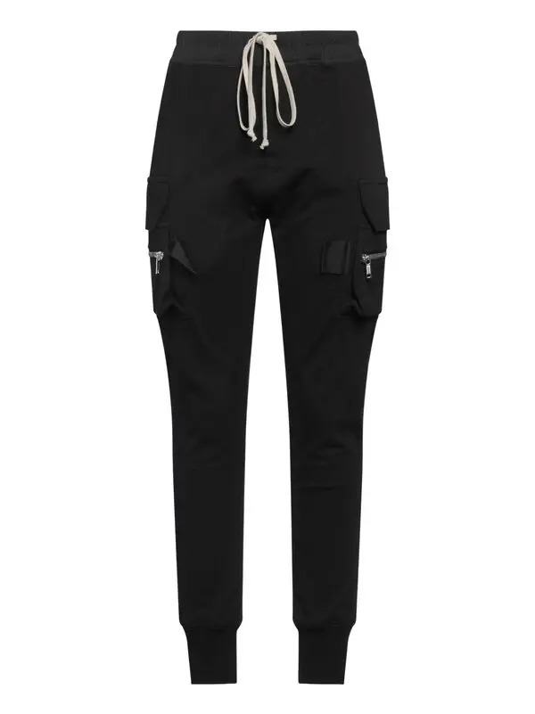 Rick Owens Solidcolor Cargo Trousers - Black