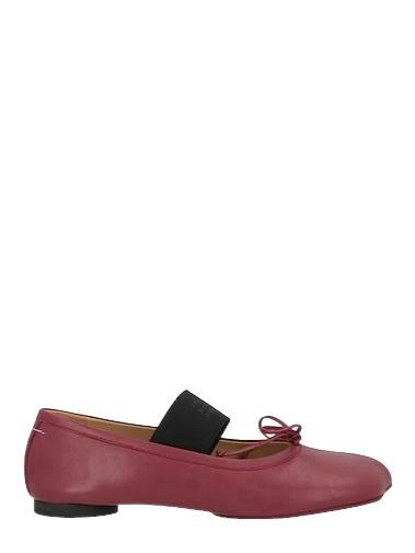 MAISON MARGIELA Minimalist Mary Jane Shoes - Red