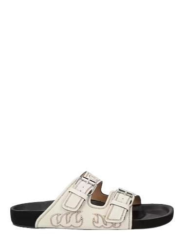 Isabel Marant Étoile Suede Flat Sandals - Grey