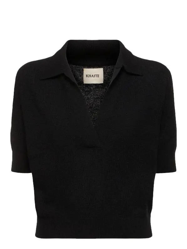 Khaite V-neck Pullover - Black